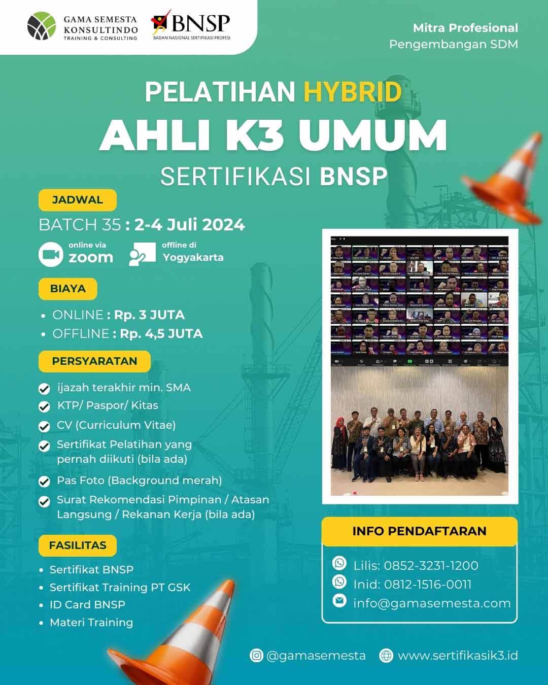 Sertifikasi K3 - Pelatihan Ahli K3 & Sertifikasi Terakreditasi